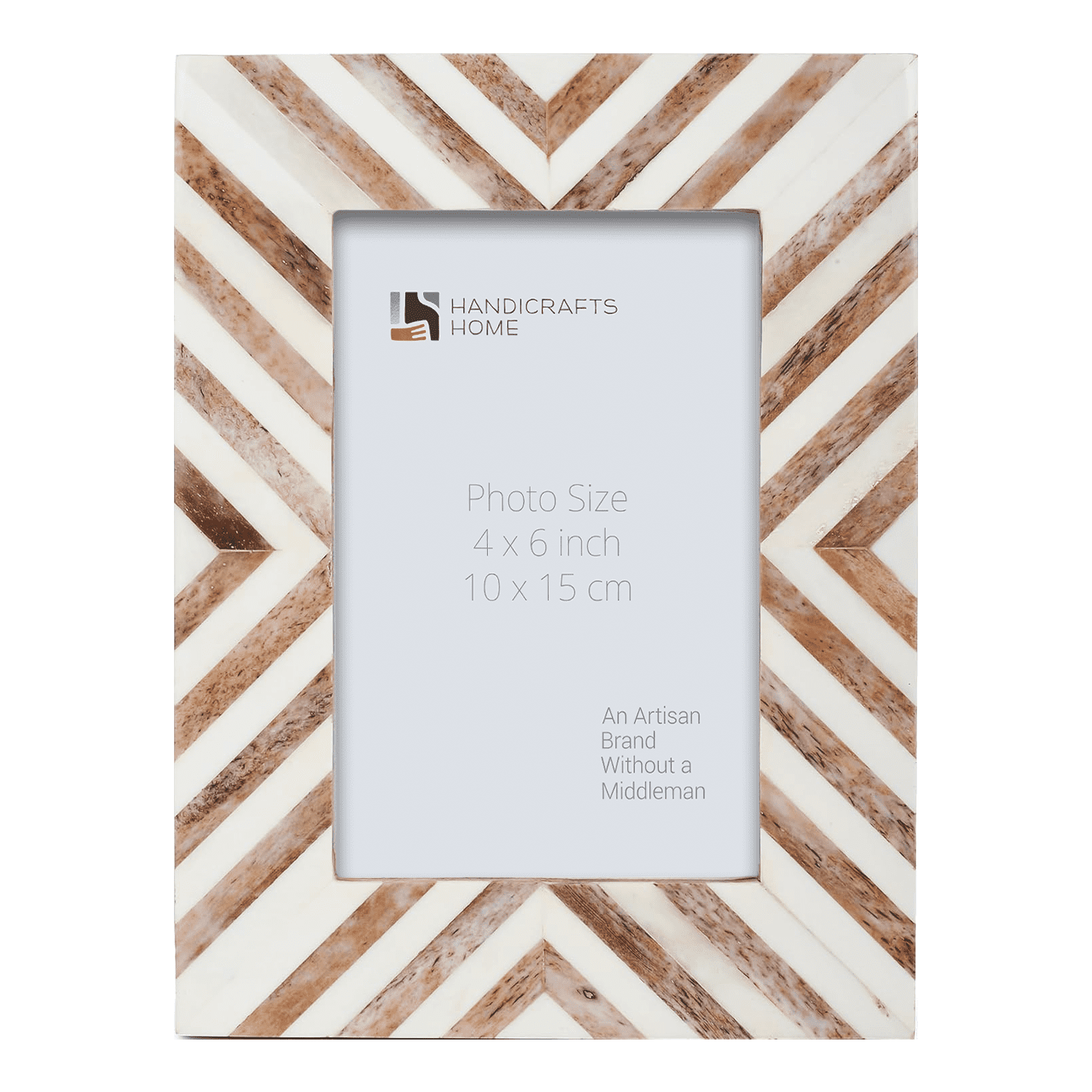 Handicrafts Home 4x6 Chevron Pattern Inspired Picture Frame-4x6 Frames ...