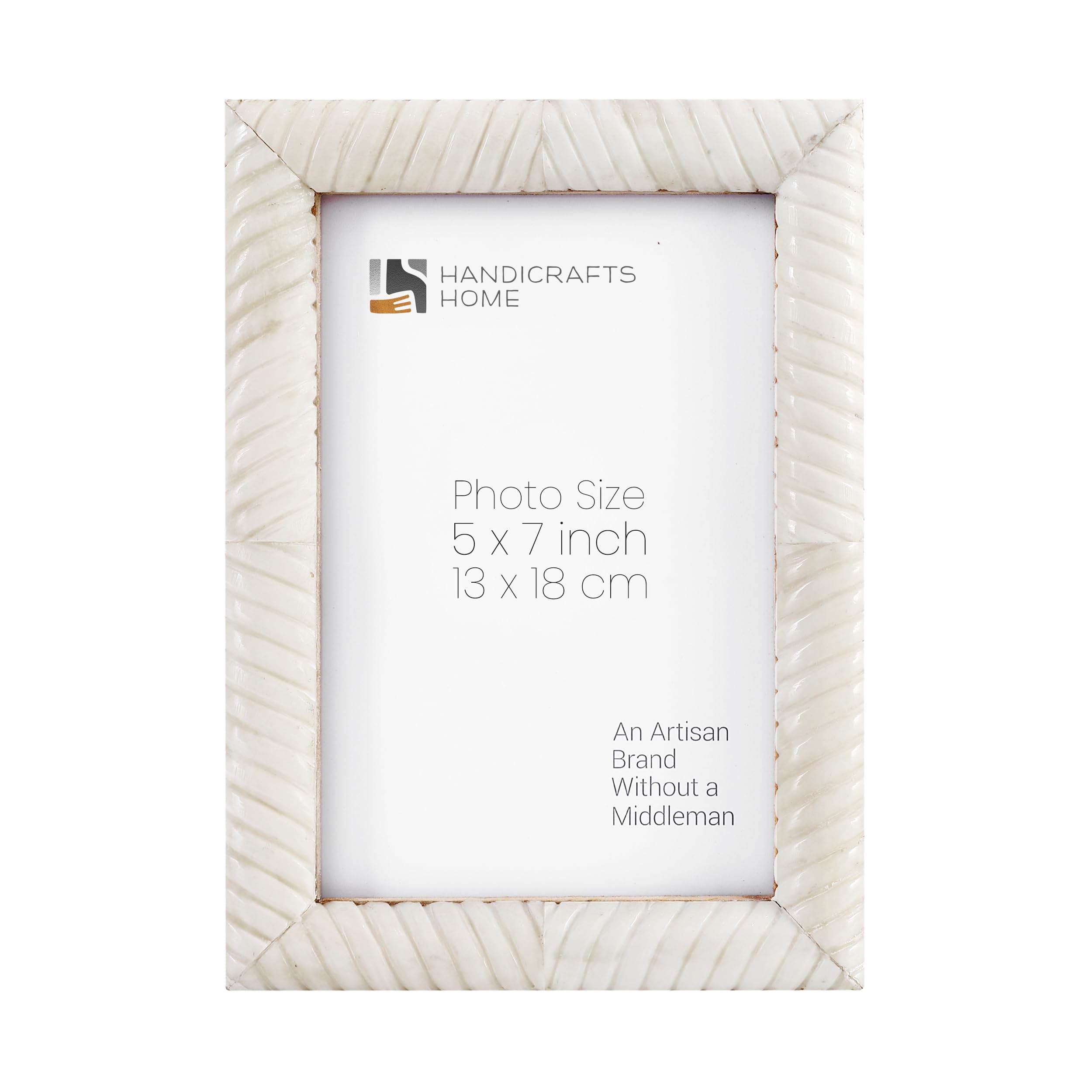 Handicrafts Home 5x7 Picture Frame - Vintage Style Wall Hanging & Desk ...