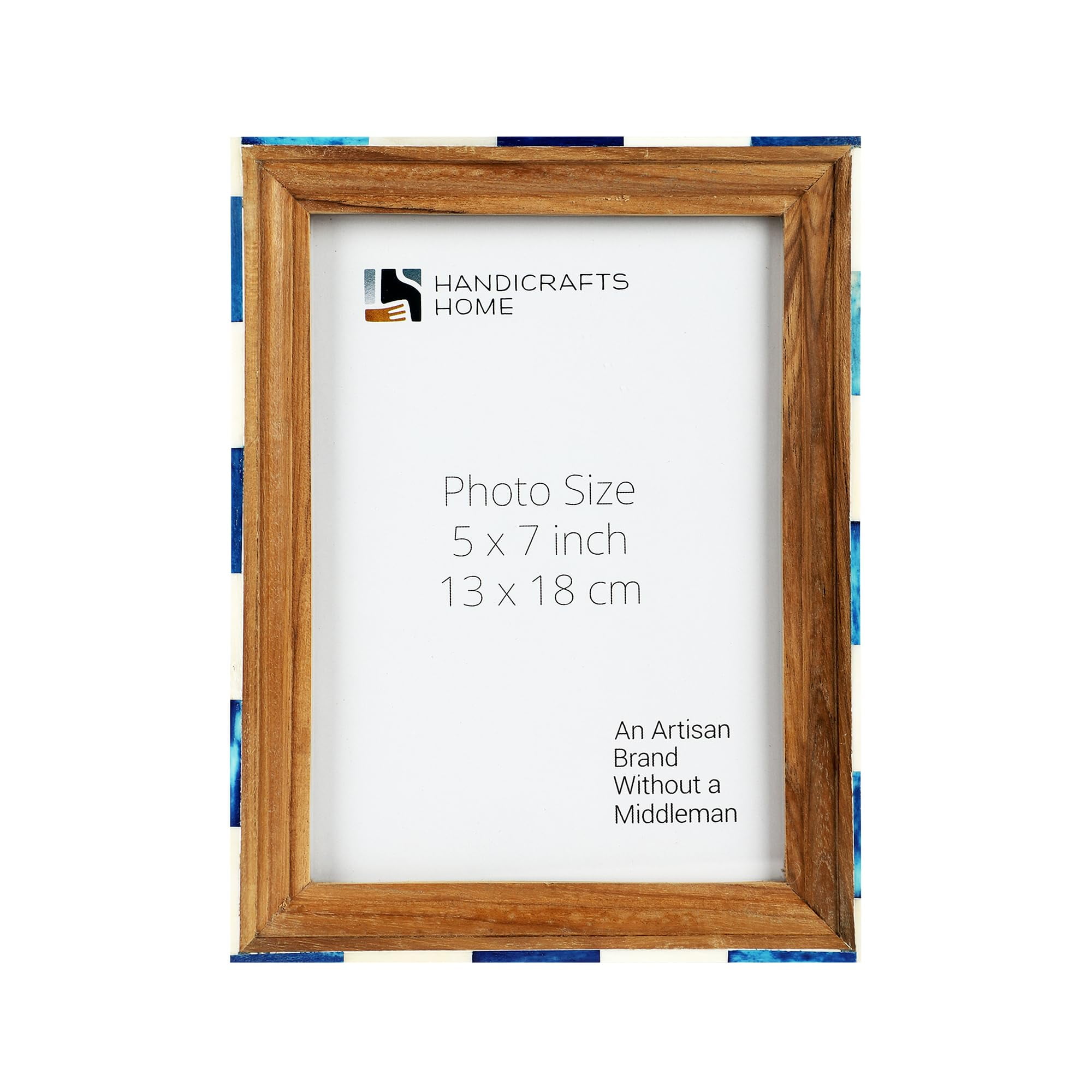 Handicrafts Home 5x7 Picture Frames - Vintage Style Wall Hanging & Desk ...