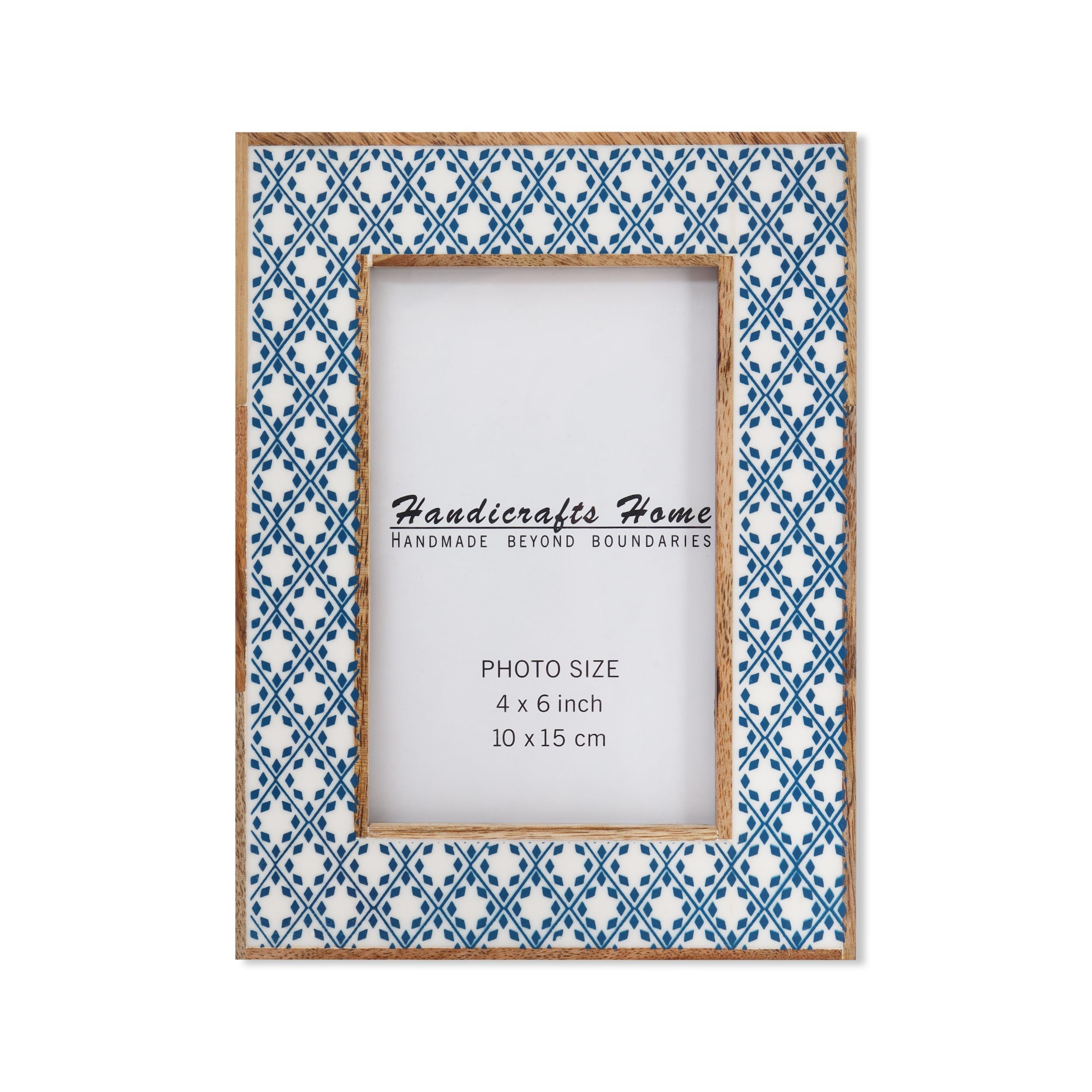 Handicrafts Home 8" X 10" Rhythm Collection Photo Frame - Wooden ...