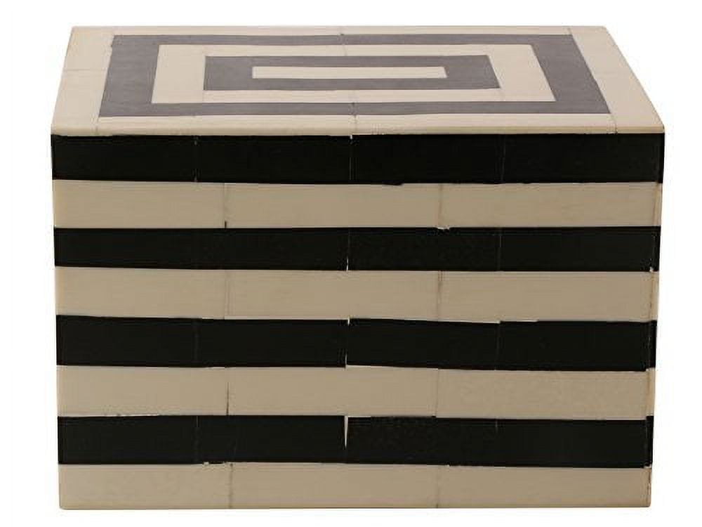Handicrafts Home Concentrics Style Jewelry Gift Black White Boxes ...