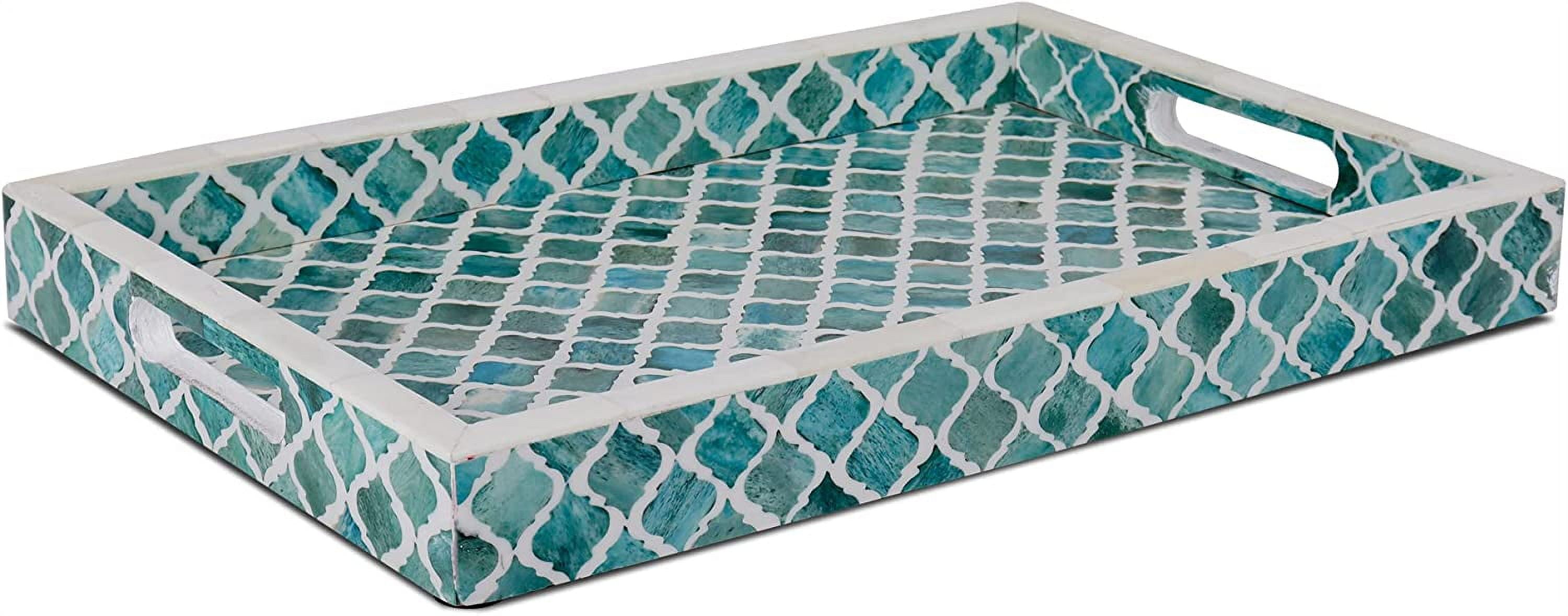 Handicrafts Home Decorative Tray for Ottoman Mutlipurpose Vanity Table ...