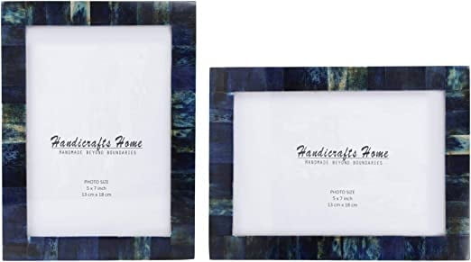 Handicrafts Home Photo Picture Frame - 5" x 7" Vintage Style Handmade ...