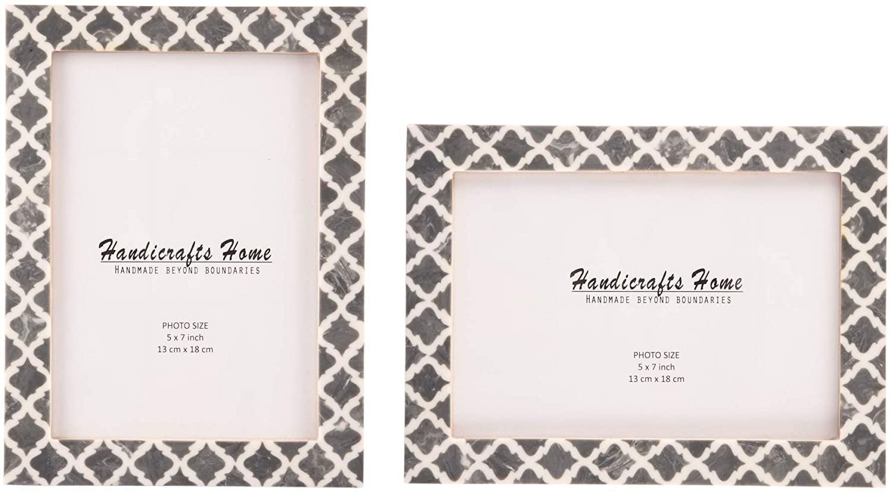 Handicrafts Home Photo Picture Frames 5x7 Casablanca Fumar Set of 2 ...