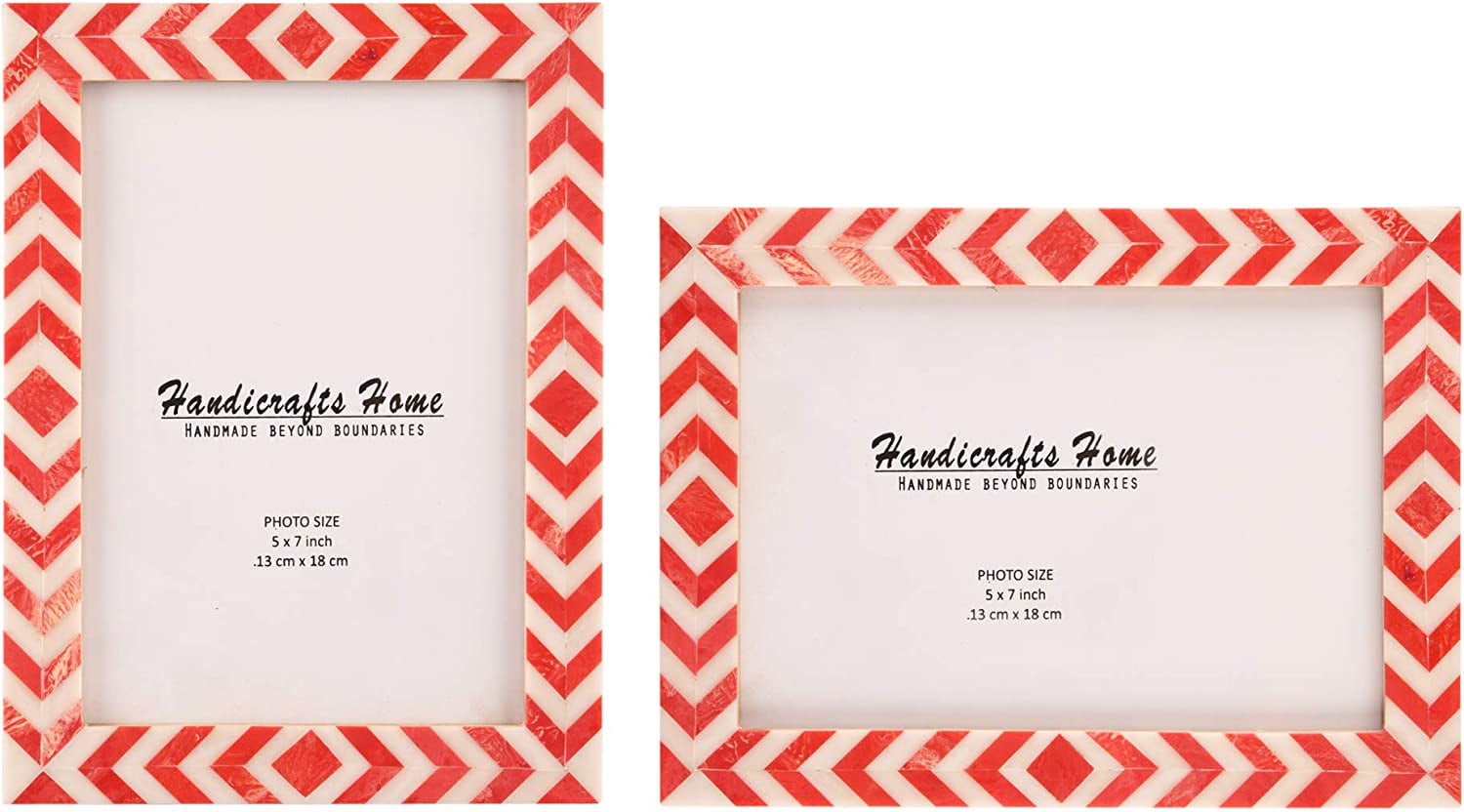 Handicrafts Home Photo Picture Frames 5" X 7" Lison Piri Piri 2 Pack ...