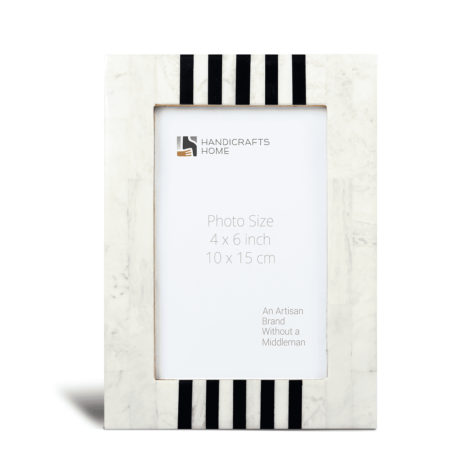 Handicrafts Home 4x6 Contour Alto Picture Frame - Black Moor Pattern ...