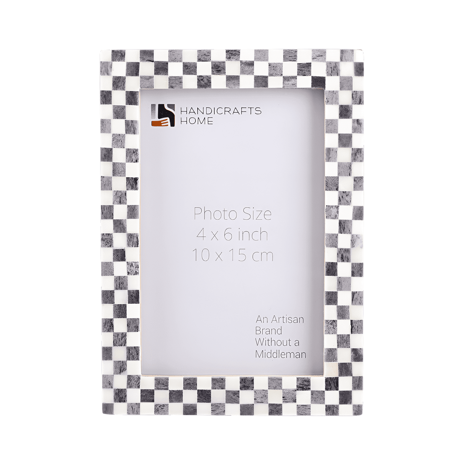 Handicrafts Home Vintage Style Fancy Checked Pattern Photo Frame ...