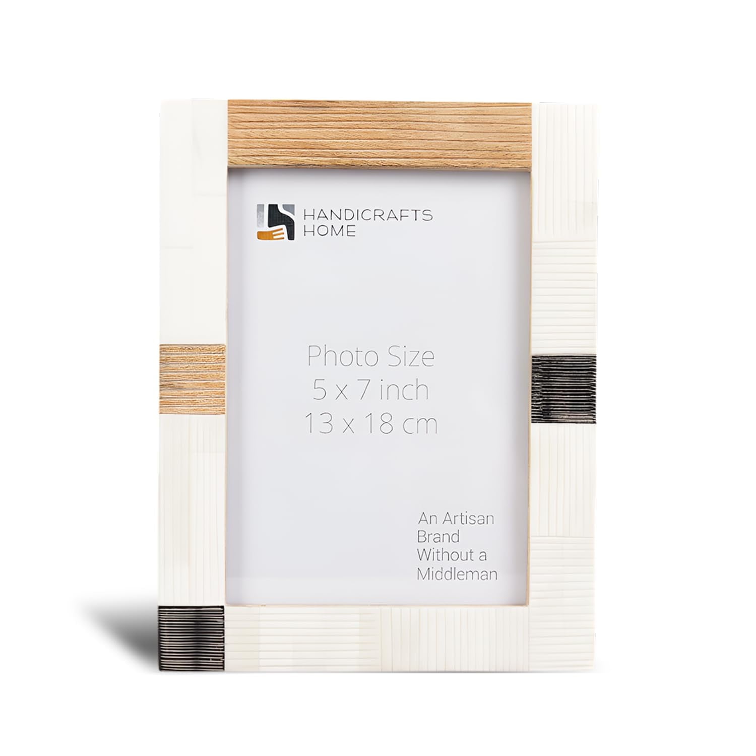 Handicrafts Home Rustic 5x7 Picture Frame for Office, Living Room, Side ...