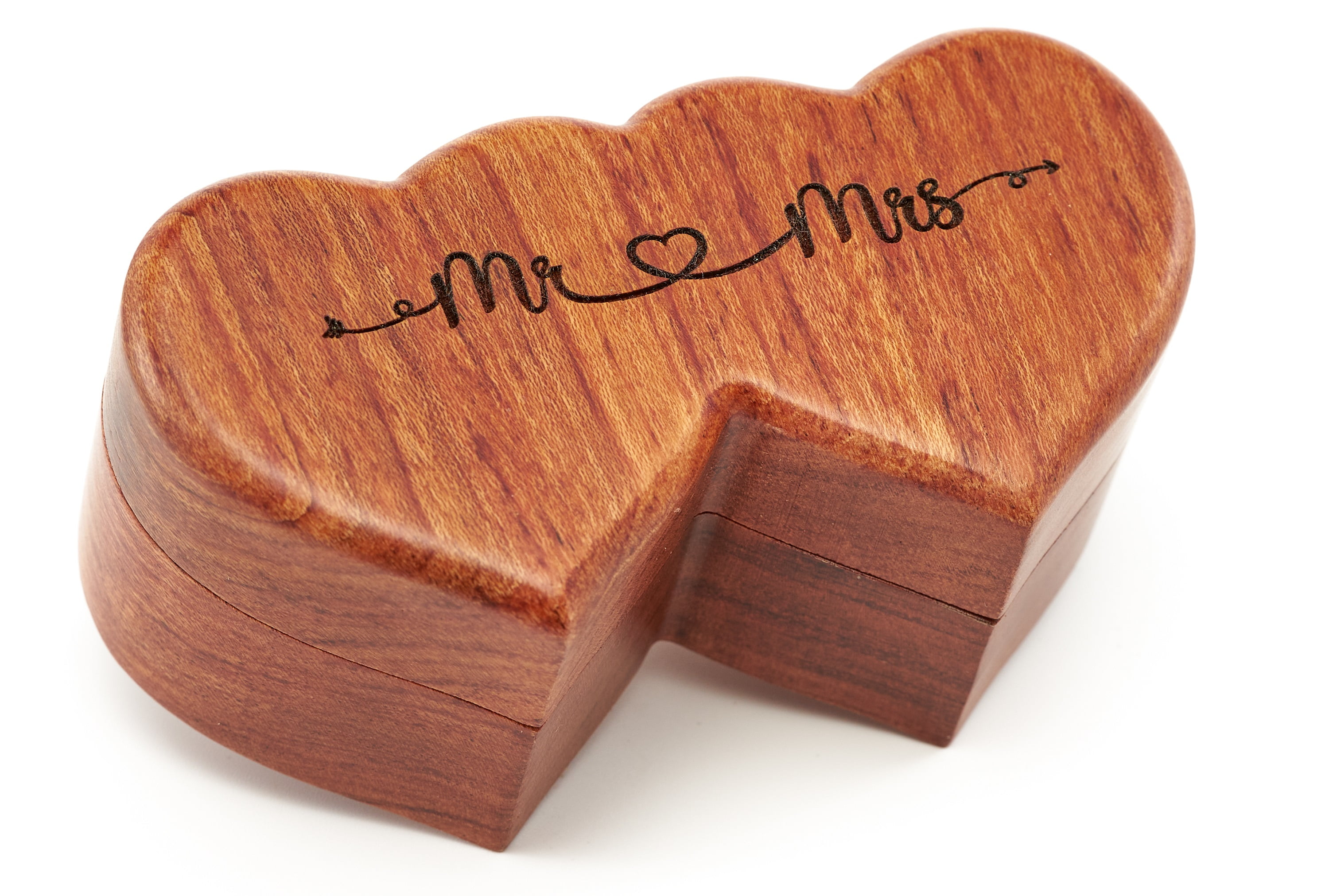 Handicraftviet - Ring Box Mr and Mrs – Handmade Heart Shape Ring Box ...