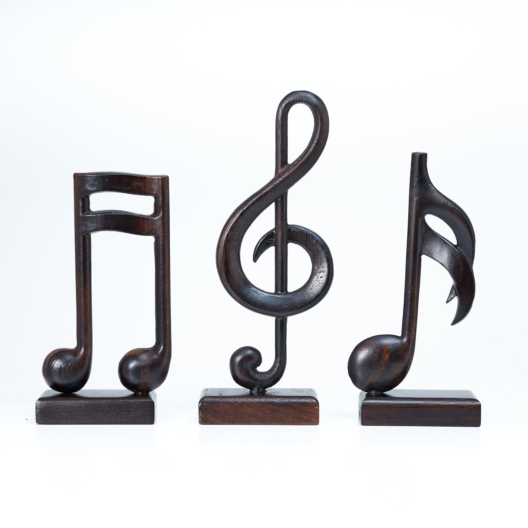 Handicraftviet - Wooden Music Note Sculpture for Home/Desk Decorations ...