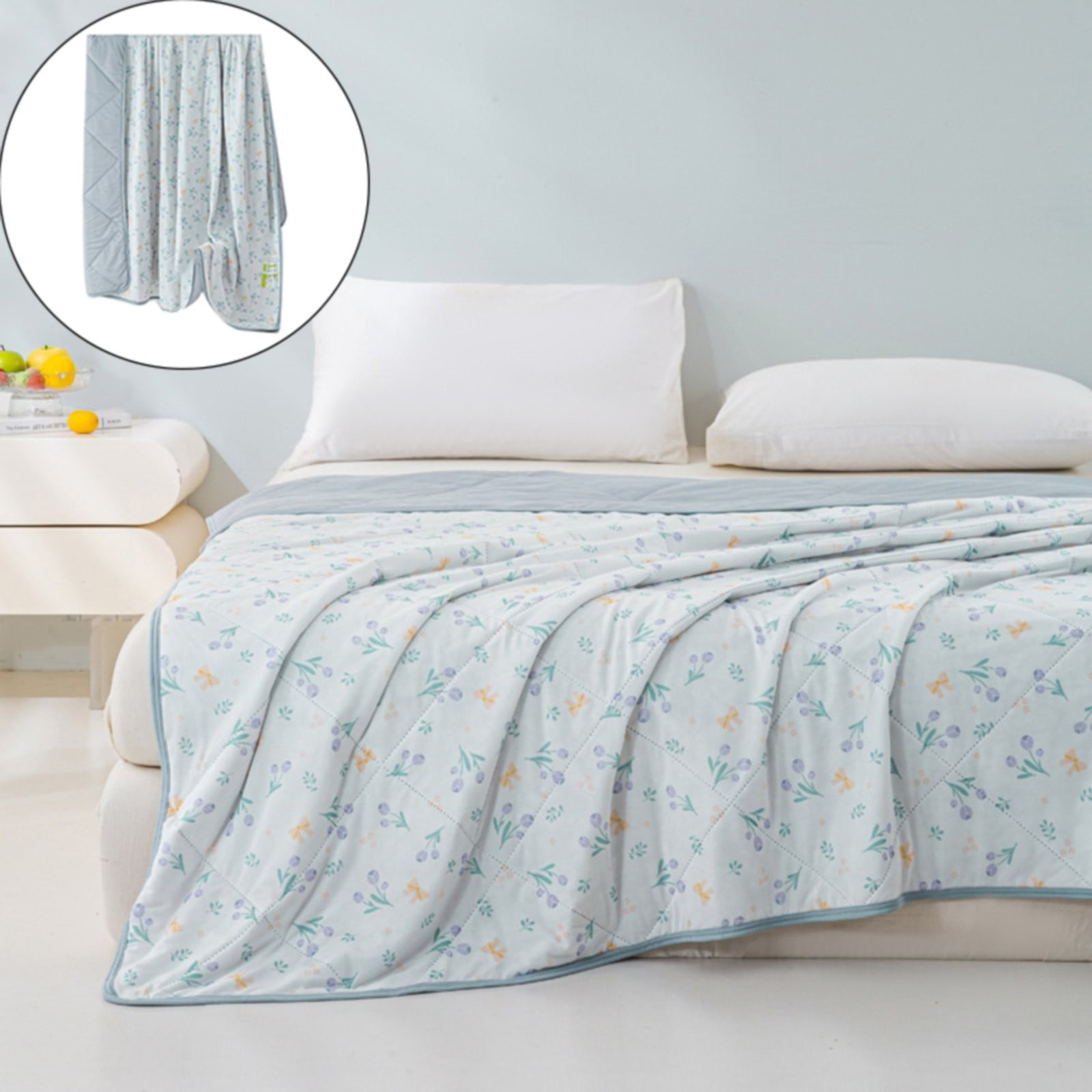 Handied Summer Cool Ice Quilt Air Condition Quilt Washable Bedspread ...