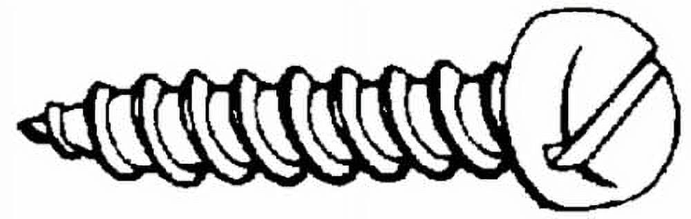 Handiman 132 132; Slotted Ph-St Screw Stainless Steel 8 X 3/4 - Walmart.com