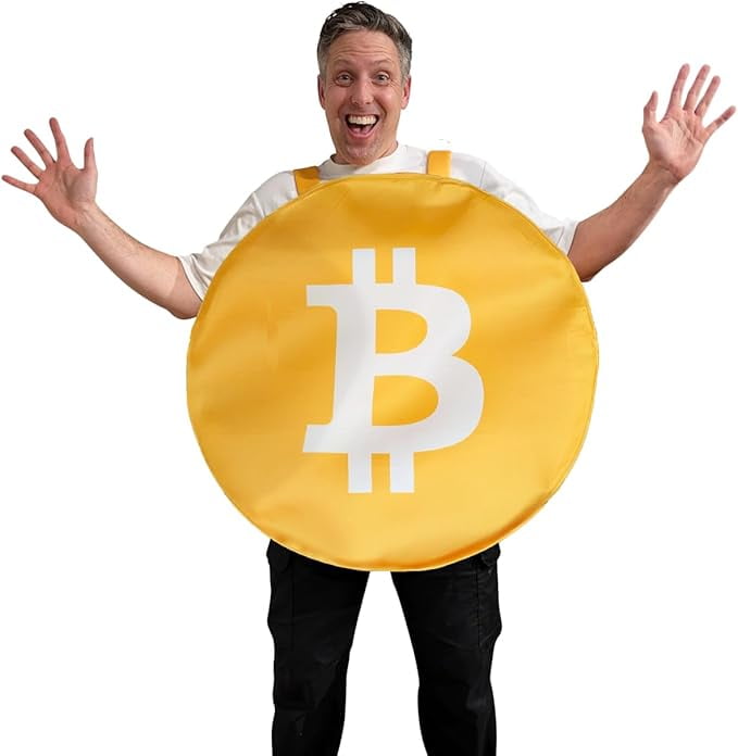 HandinHandCreations Bitcoin Crypto Cosplay Costume Outfit for All Ages ...