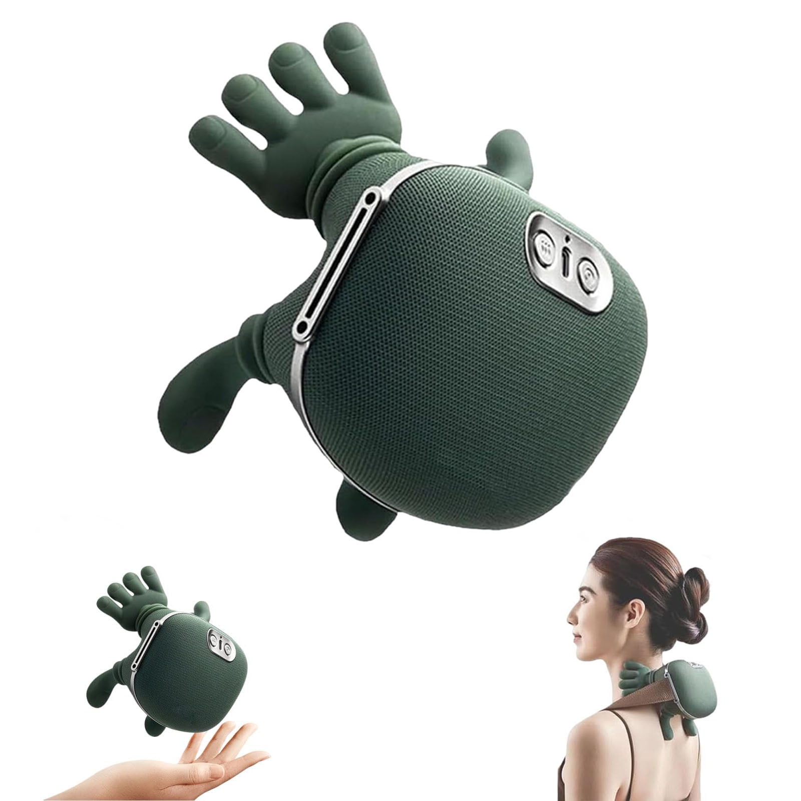 Handiva Massager, N7 Hand Shoulder and Neck Massager with Heat ...