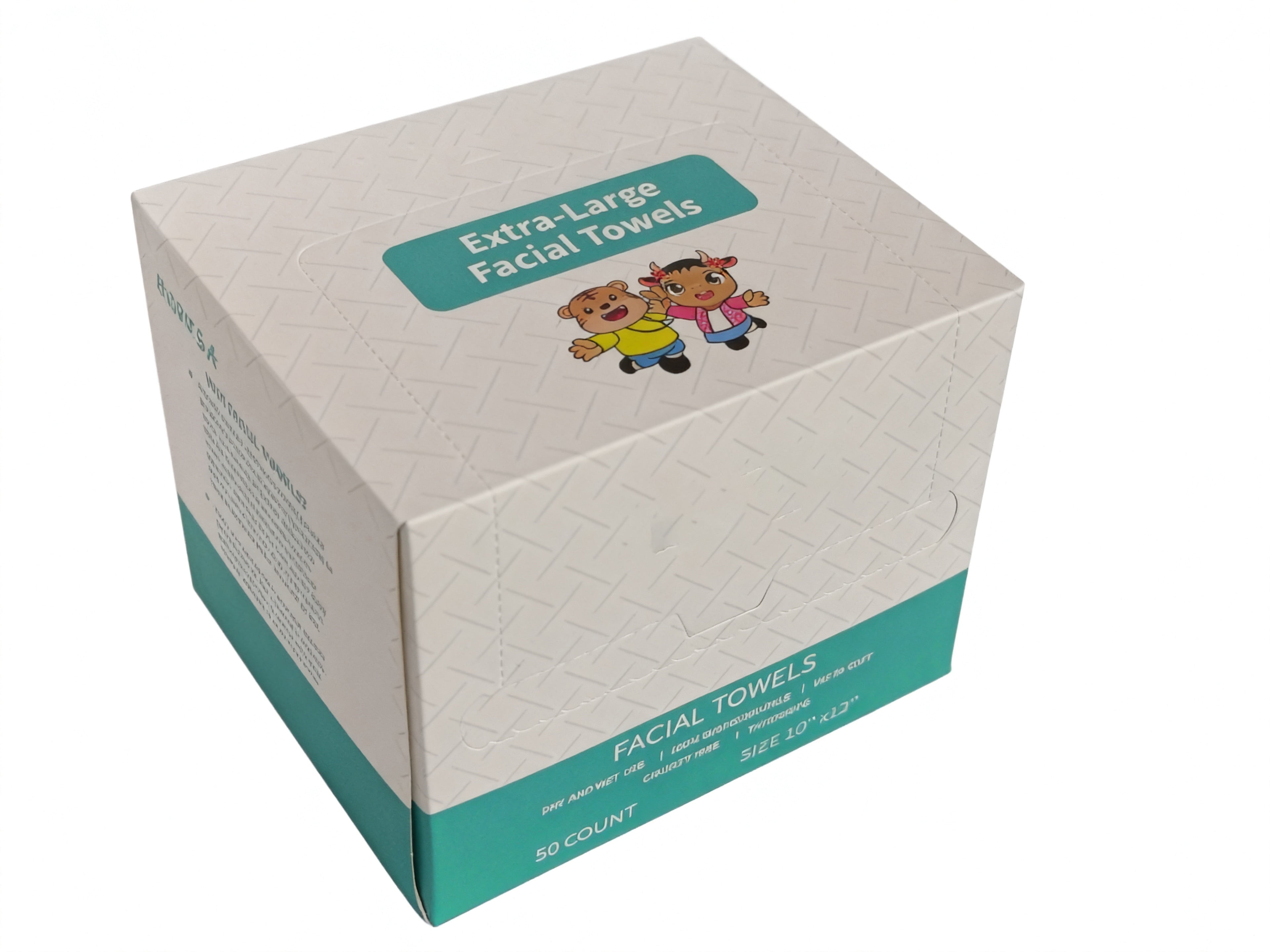 Handkerchief, 25.4 cm × 30.4 cm disposable handkerchief, XL size, super ...