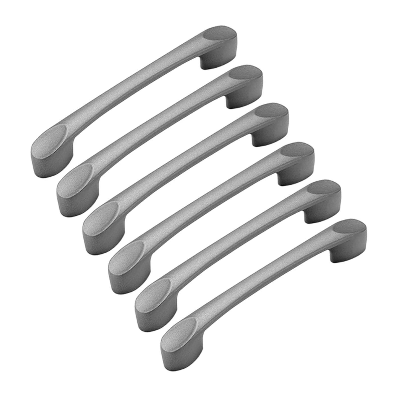 Handle 6 x Gray Knob Drawer Pull Handle Aluminum Alloy Cabinet Handle ...
