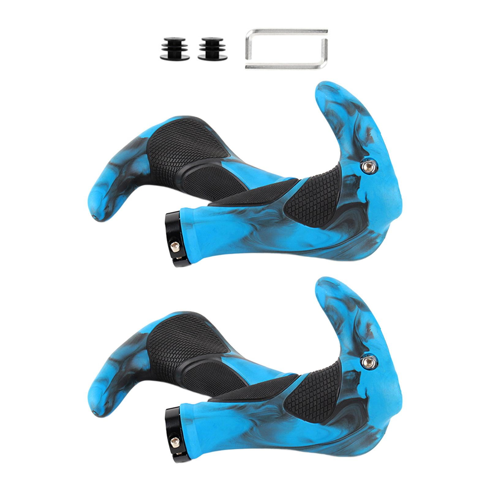 Handle Bar Grip, Lock on Bike Handlebar Grip, with Bar Ends , AntiSlip ...