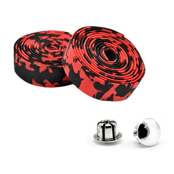 Handle Bar Tape Road Bike Drop Bar Tape for Fixie with Bar Plugs ...