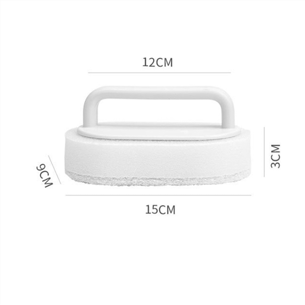 Handle Bath Tub Scrubber Soap Scum Remover for Shower Scrubbers Non ...