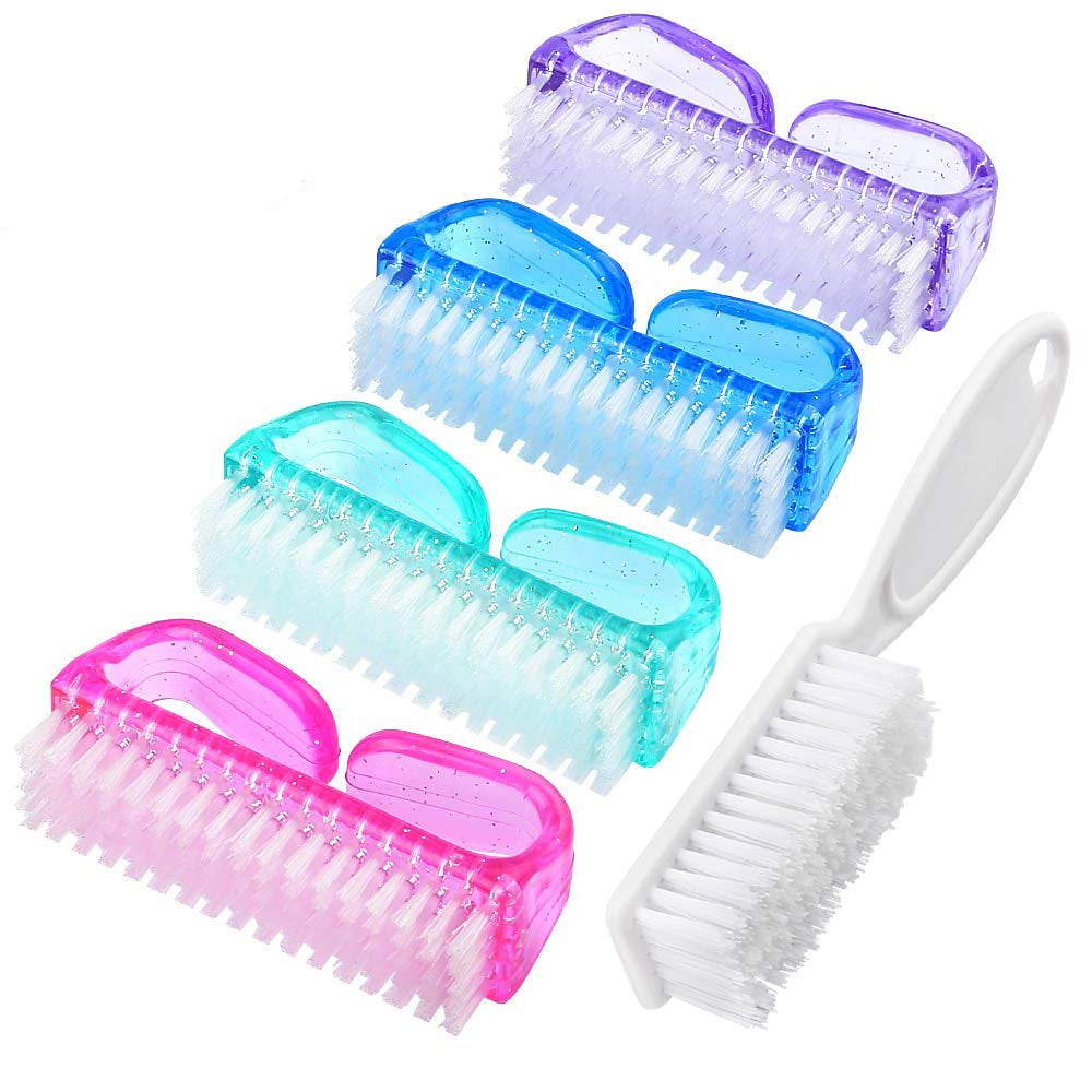 Handle Grip Nail Brush, Magic skin 4+1 Pieces Hand Fingernail Brush ...
