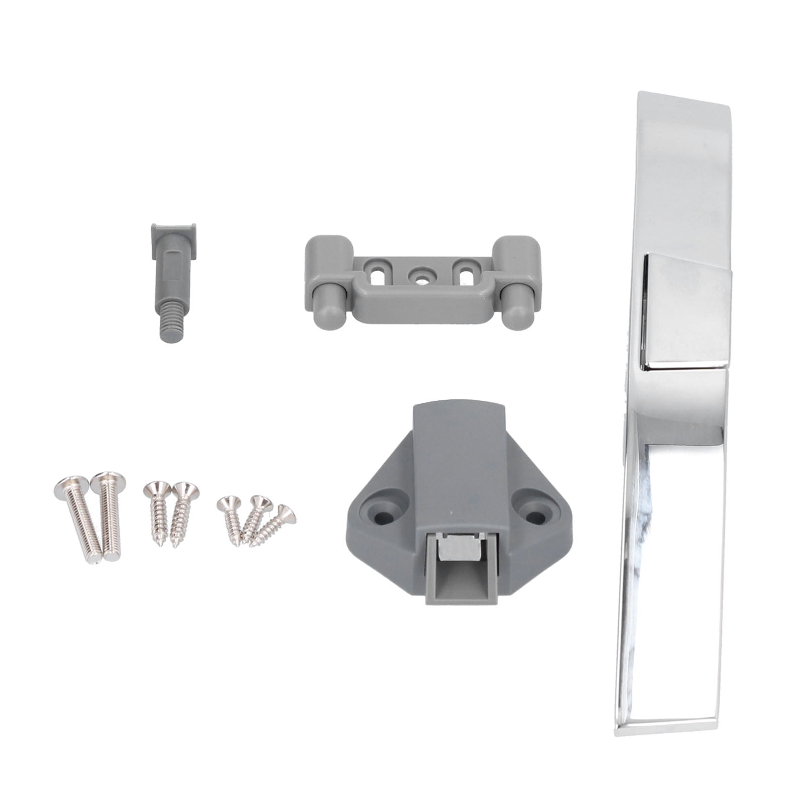 Handle Lock Arc Hanging Door Pull Type Button Lever for RV Drawer Yacht ...