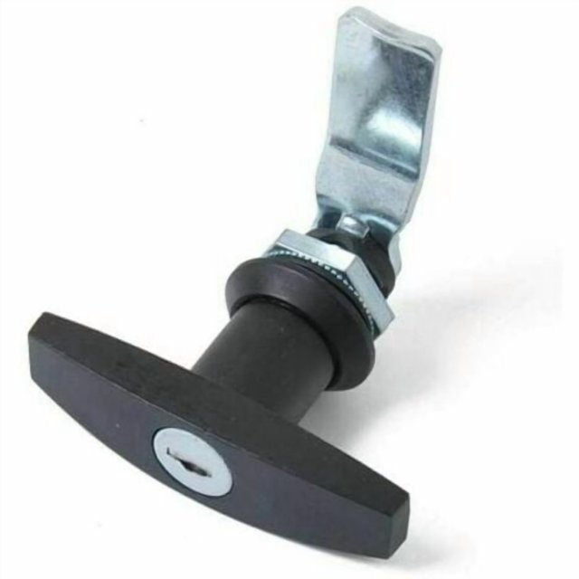 Handle Lock with Key,Aluminum Alloy Trailer Door Latch T Handle Lock ...