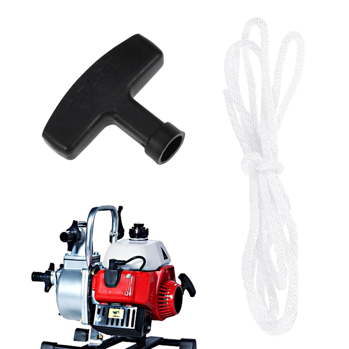 Handle Rope Kit Starter for Chainsaws Recoil Generator Dynamo - Walmart.com