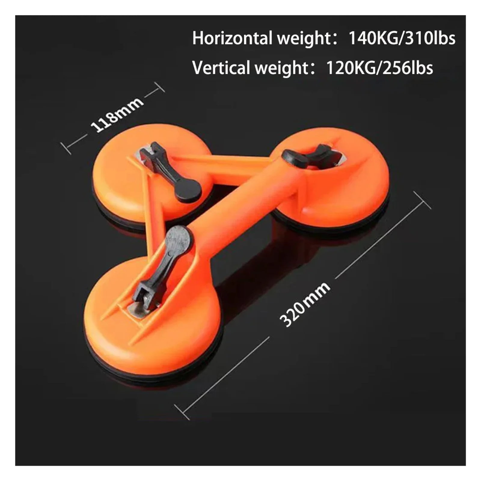 Handle Suction Cup Glass Suction Cup Dent Puller Handle Lifter For Lift ...