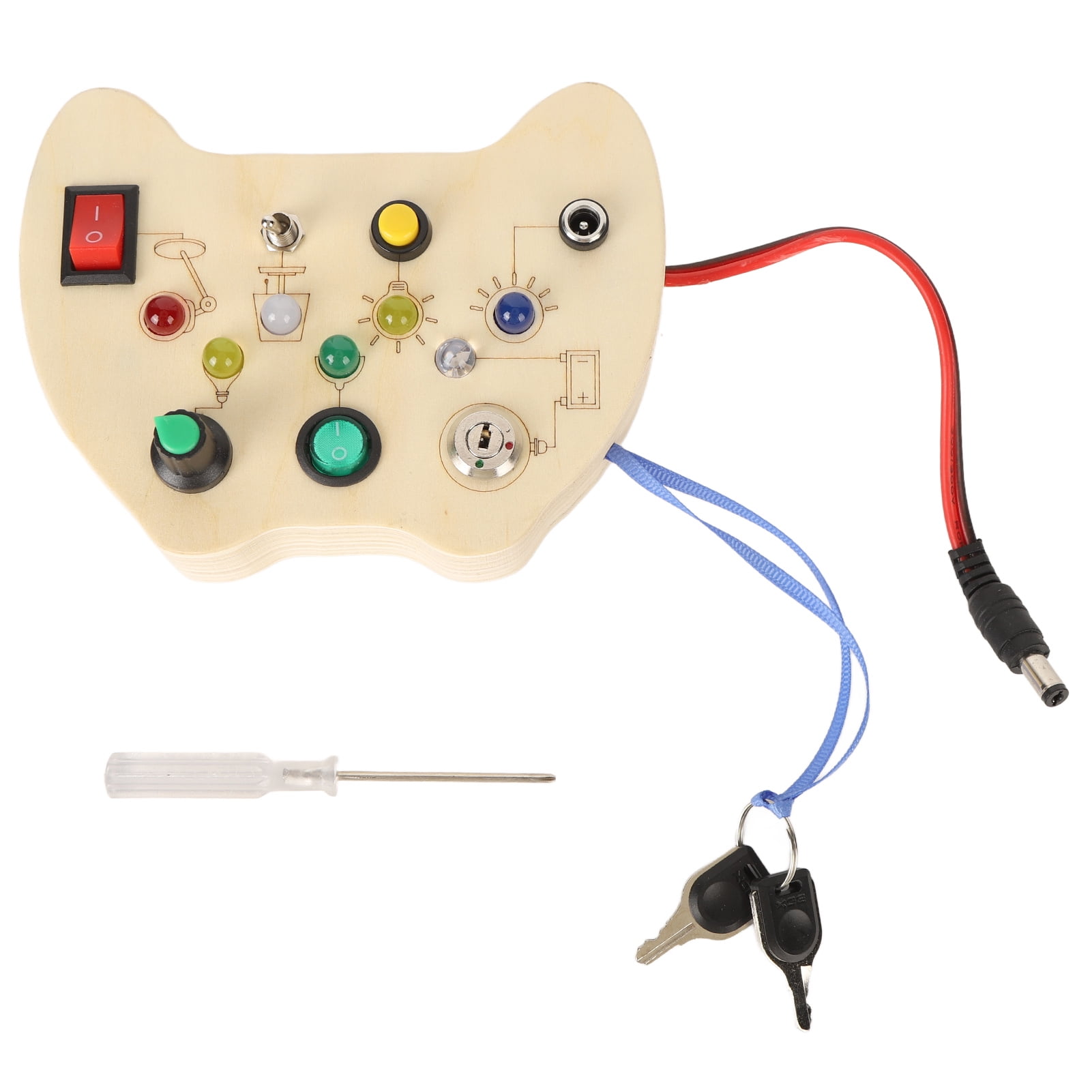 Handle Switch Sensory Board Lighting Learning Colorful Buttons Switch ...