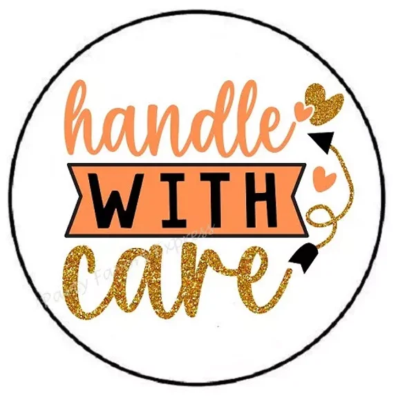 Handle With Care Sticker Party Favors Sticker Envelope Seals Labels ...
