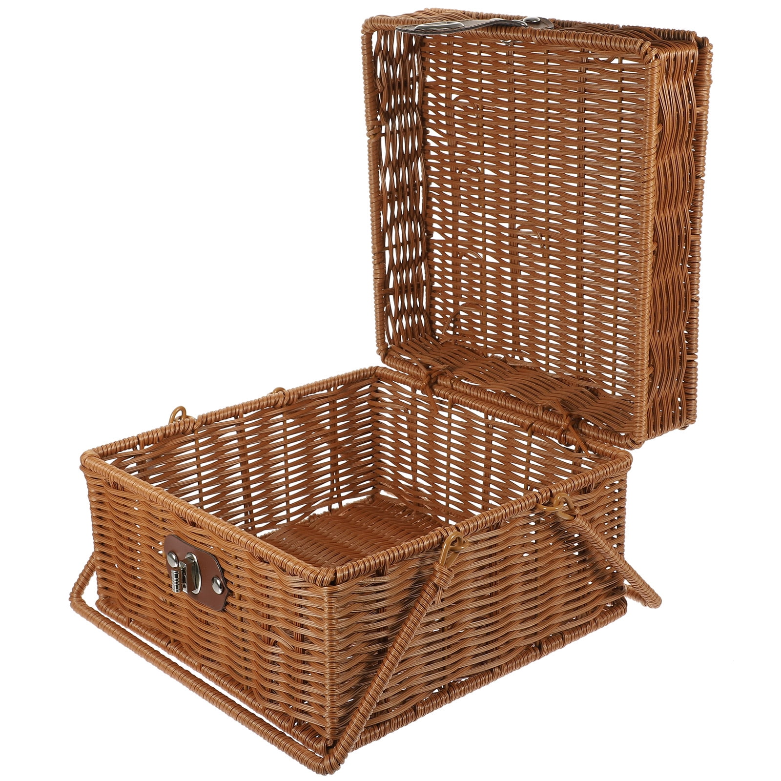 Handle Woven Basket Portable Egg Storage Holder Picnic Basket Handle ...