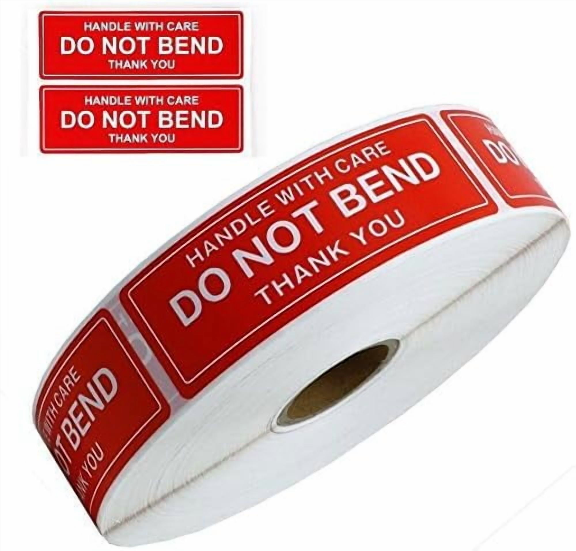 Handle with Care - Do Not Bend - Thank You Shipping Stickers Labels, 1 ...