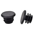 Handlebar Bar End Grip Plug Stoppers Bike Soft Rubber Push-in Black ...