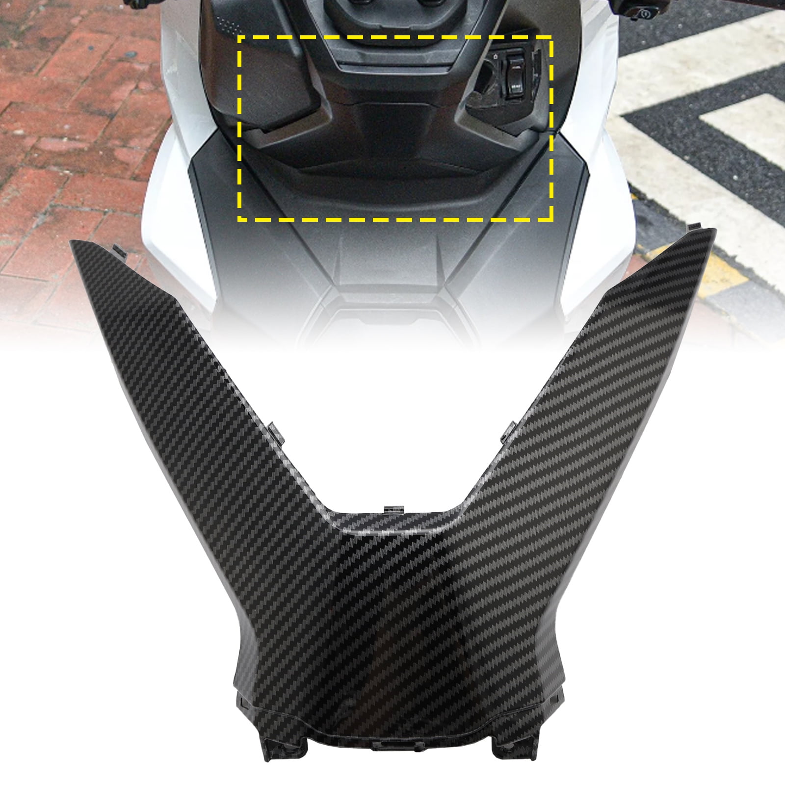 Handlebar Driver Upper Cover Fairings Panels Fit For Honda ADV 160 2023 ...