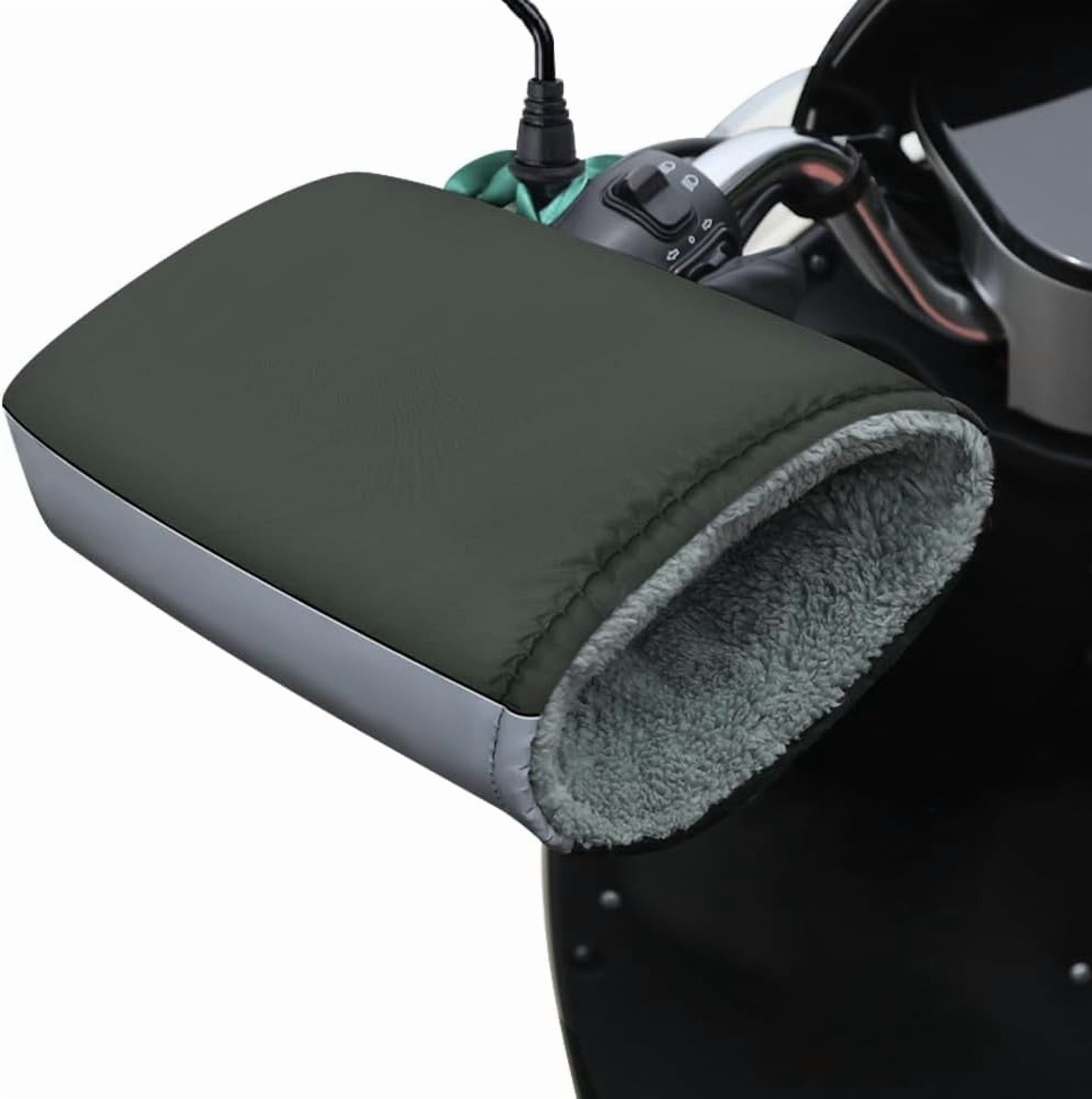 Handlebar Gloves Winter Warmers,Waterproof Thick Plush Lining Keeps ...