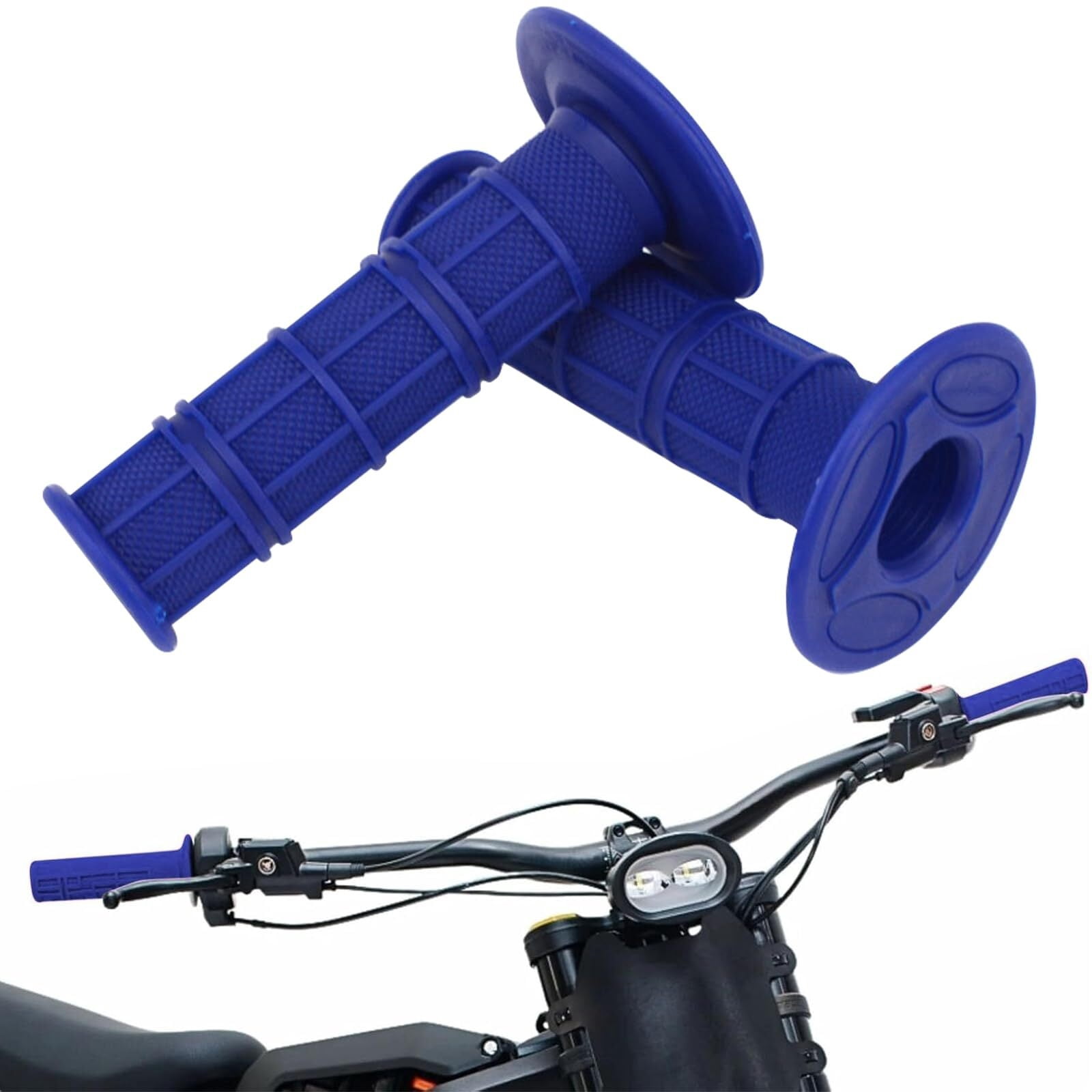 Handlebar Grips 7/8" Rubber Handle Grips Universal for Sur Ron Surron ...