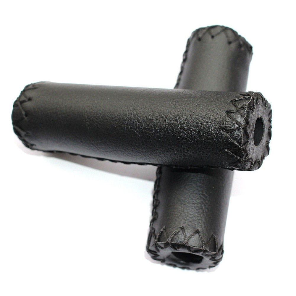 Handlebar Grips Leather Grips Vintage Grips Retro Cycling Grip ...