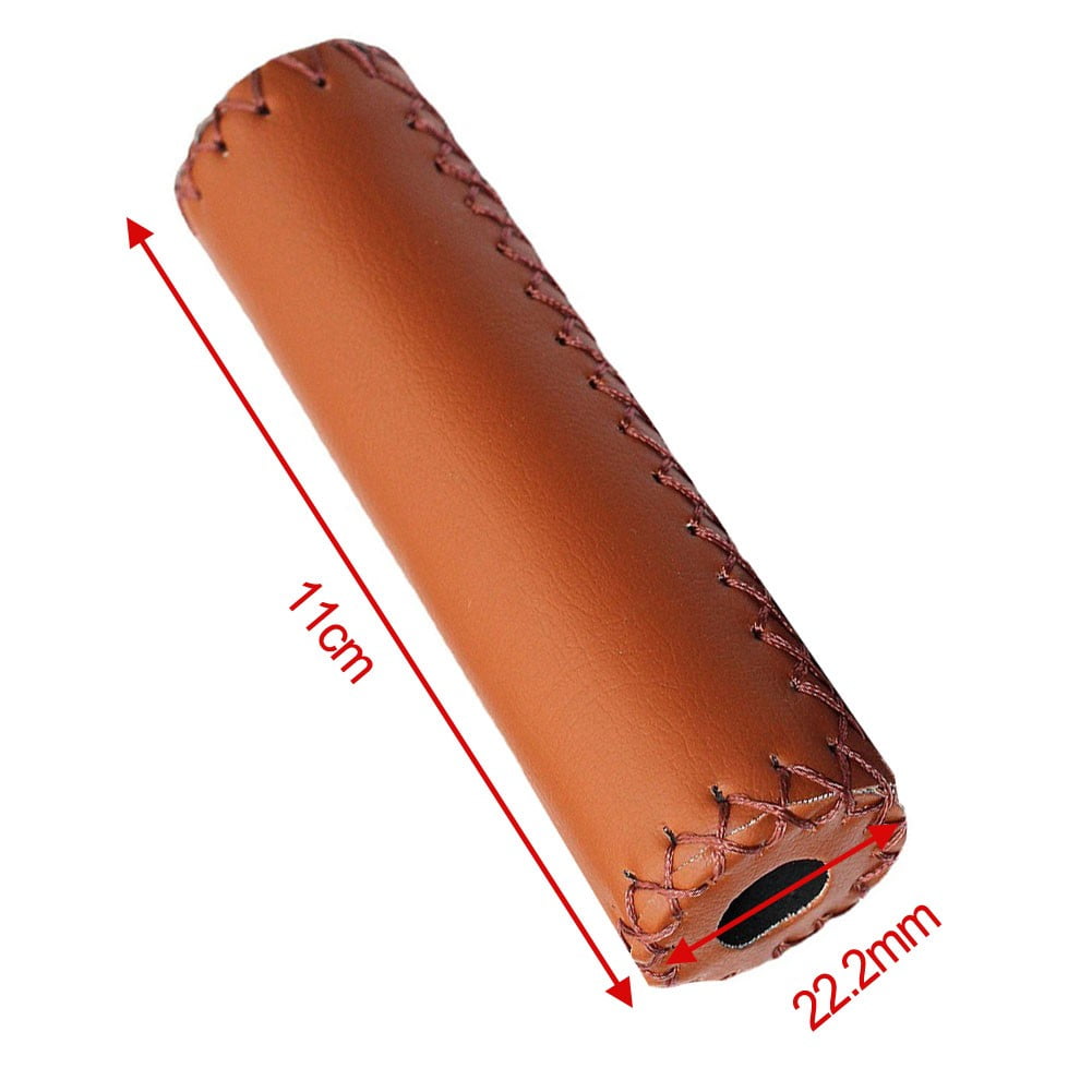 Handlebar Grips Leather Grips Vintage Grips Retro Cycling Grip 120Mm ...