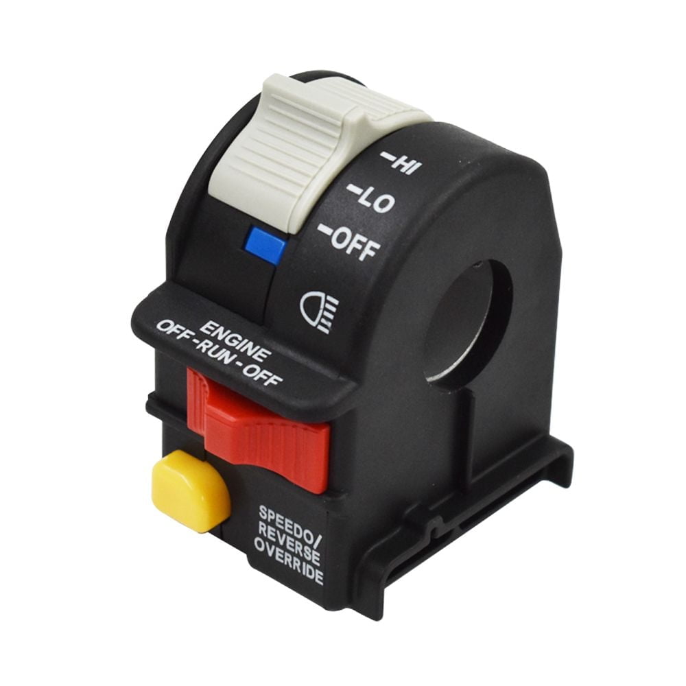 Lab Work Handlebar Light Kill Stop Switch, Hi-Lo Off Beam, Fits Polaris ...