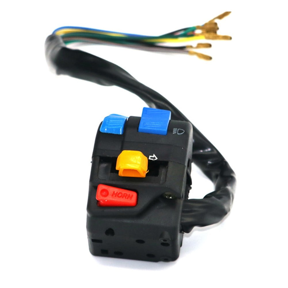 Handlebar Motorcycle Switch Dirt Bike for ATV Multi-function Switches For Light - Walmart.com