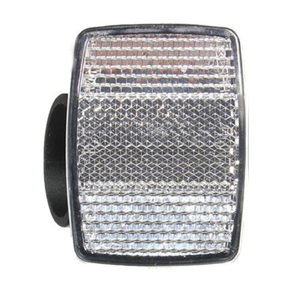 Gpokort Handlebar Mount Reflective Bike Reflector, Front Rear, Red ...