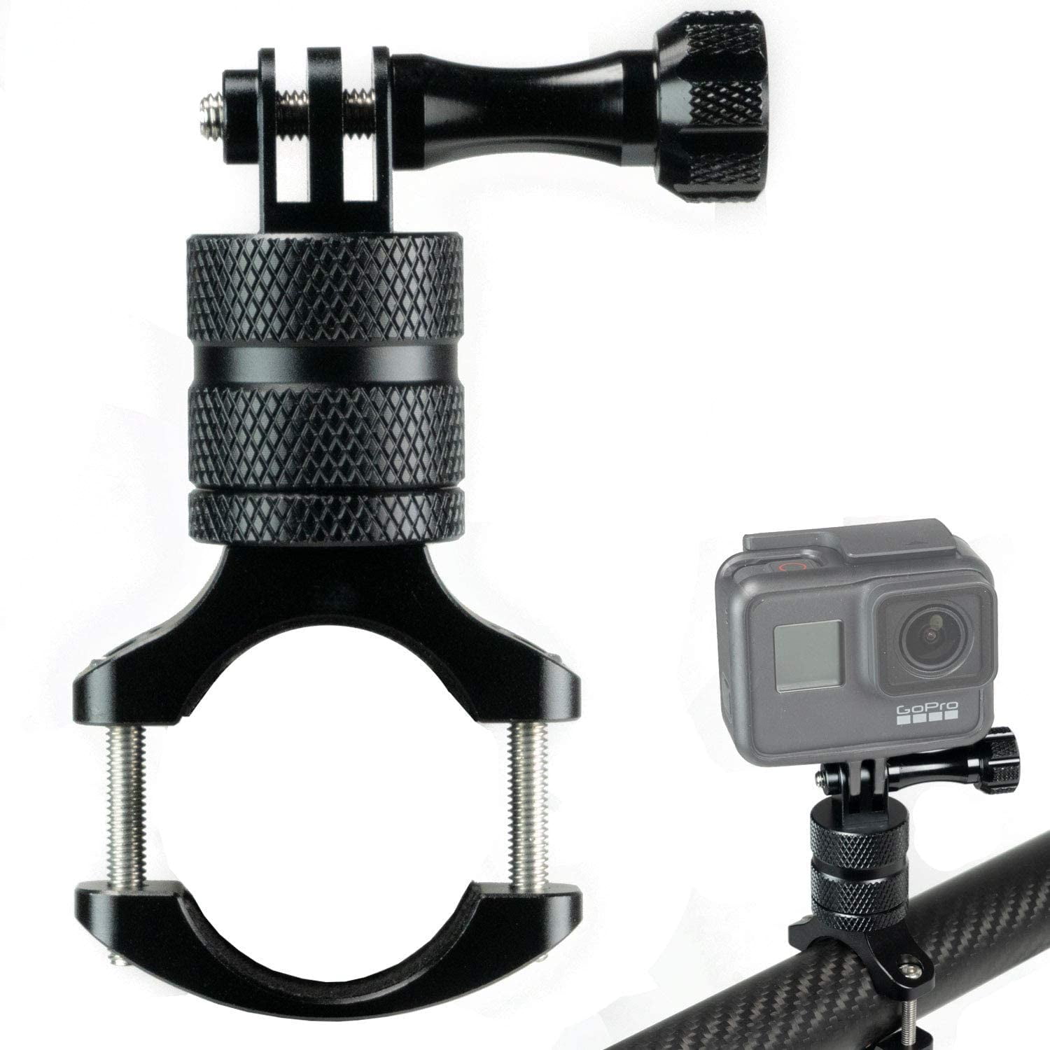 Handlebar Mount for GoPro Action Cameras with 360 Swivel - Bike Mount ...