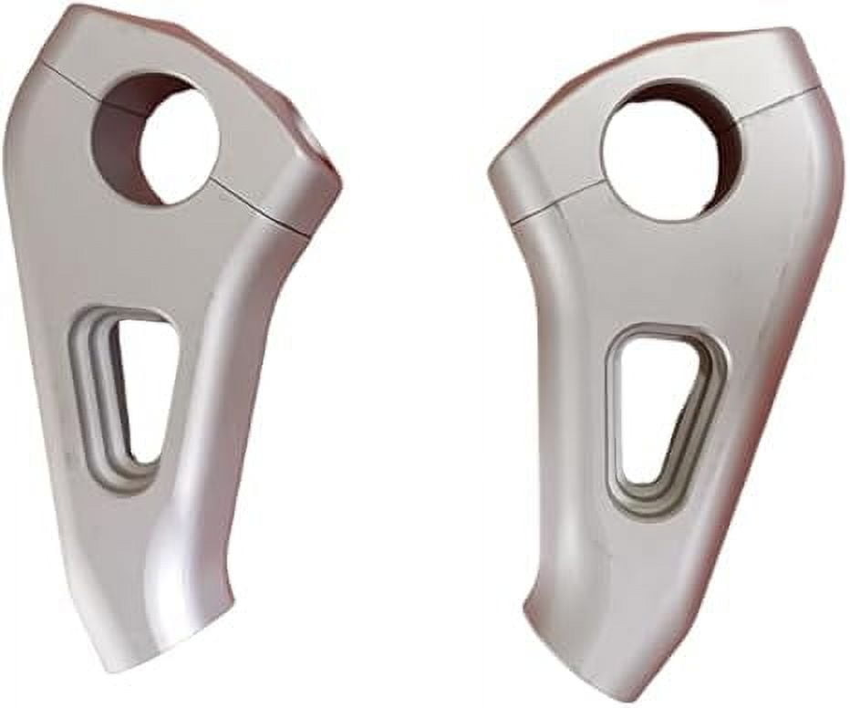 Handlebar Risers (SILVER) Fit for Royal Enfield INTERCEPTOR 650 ...