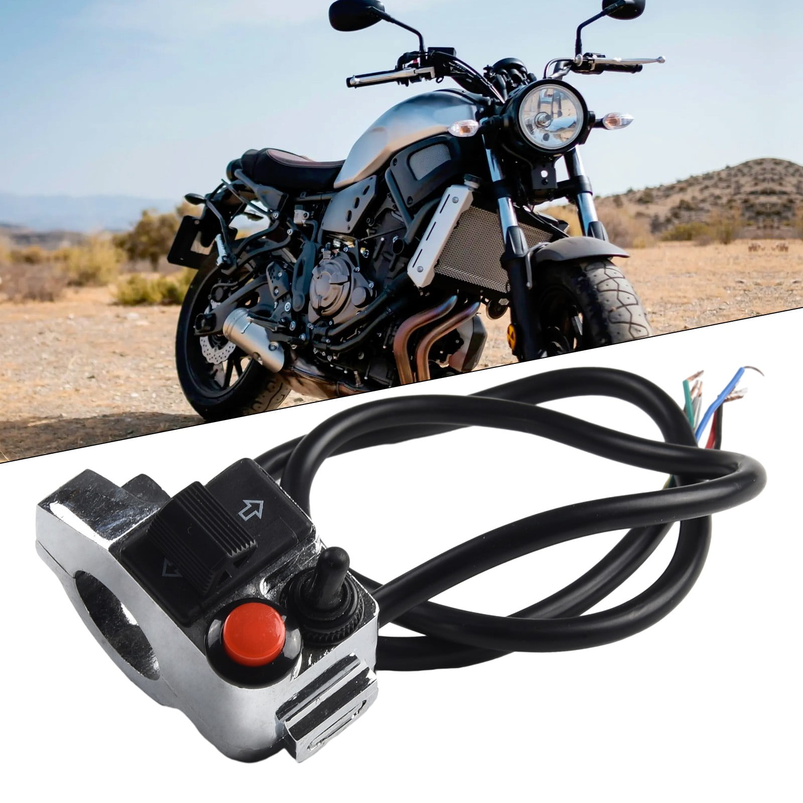 Handlebar Switch Motorcycle Assembly Horn Beam Indicator Left Pratical ...