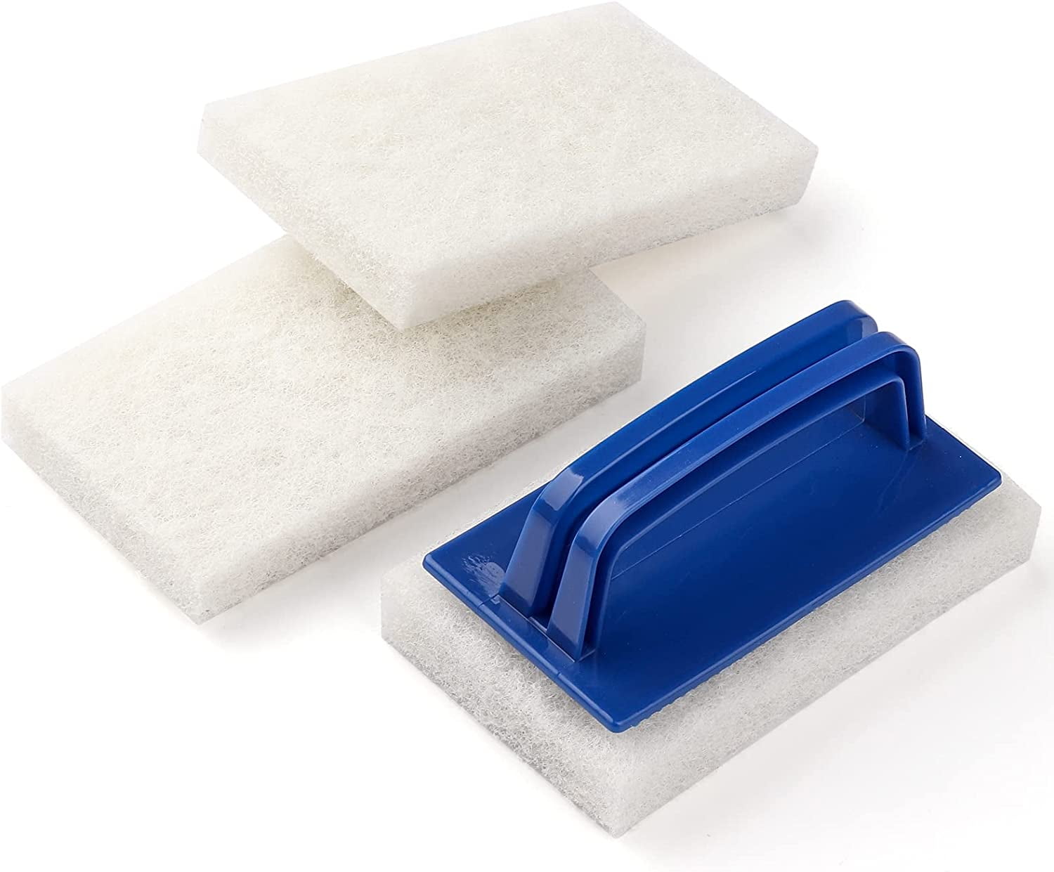 Handled Bath Scrubber, Bathroom Scouring Pad, Heavy Duty Cleaning ...