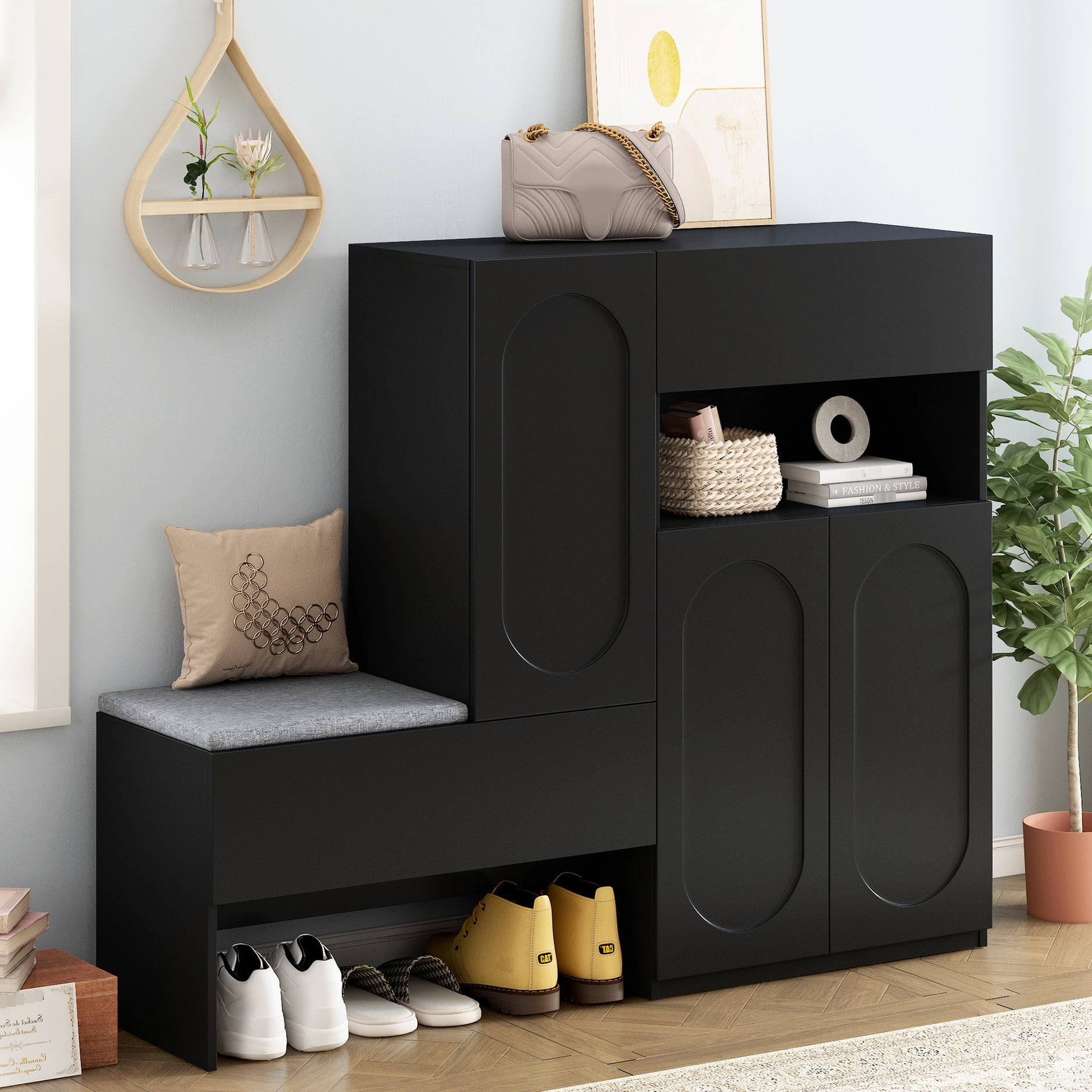 Handleless Design & Oval Groove Pattern | Blend with Different Home ...