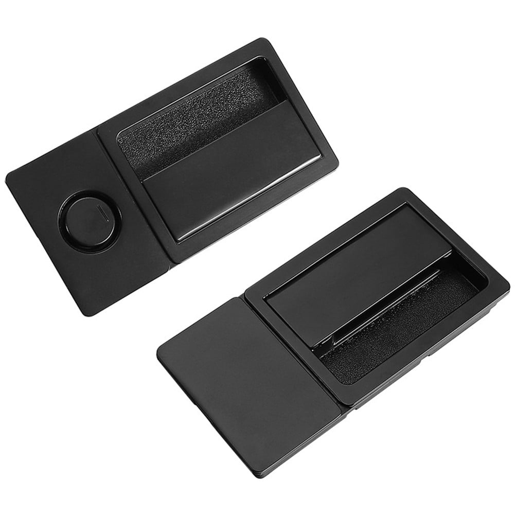 Handleless Flat Lock Magnetic Flush Mount Silent Push-Pull Invisible ...