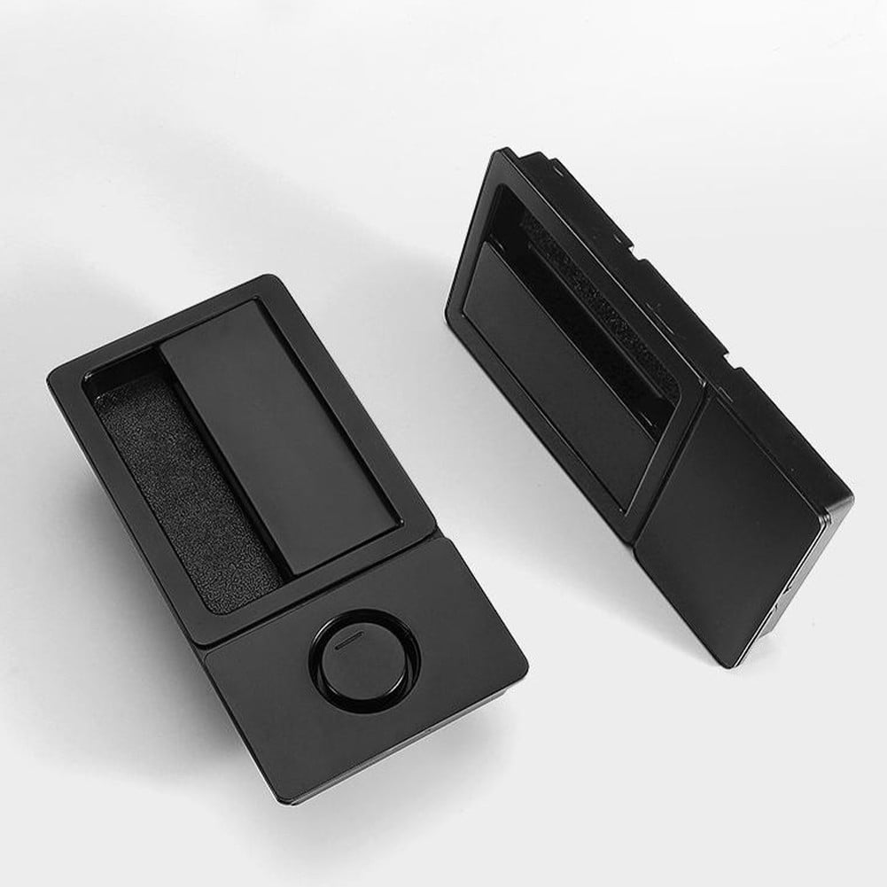 Handleless Flat Lock Magnetic Flush Mount Silent Recessed Door Handle ...