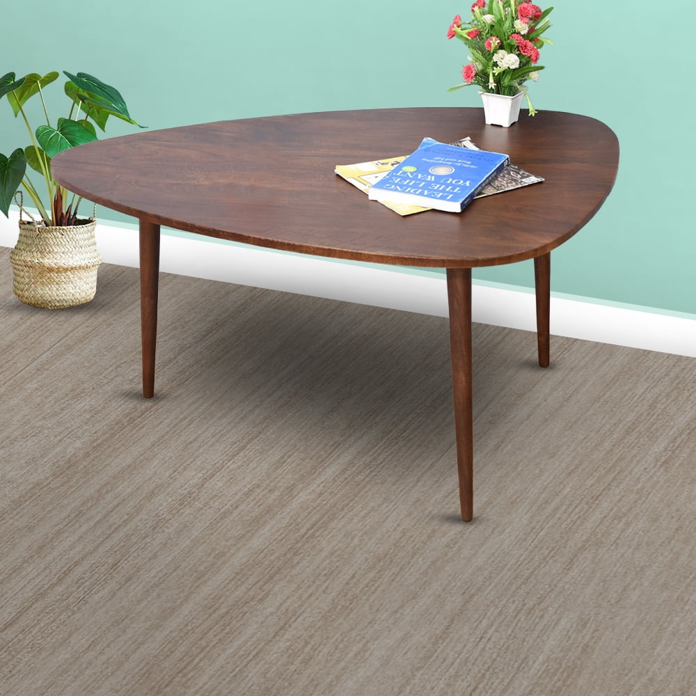 Handmade 100% Mango Wood Knock Down Light Walnut Color Drop Shaped ...