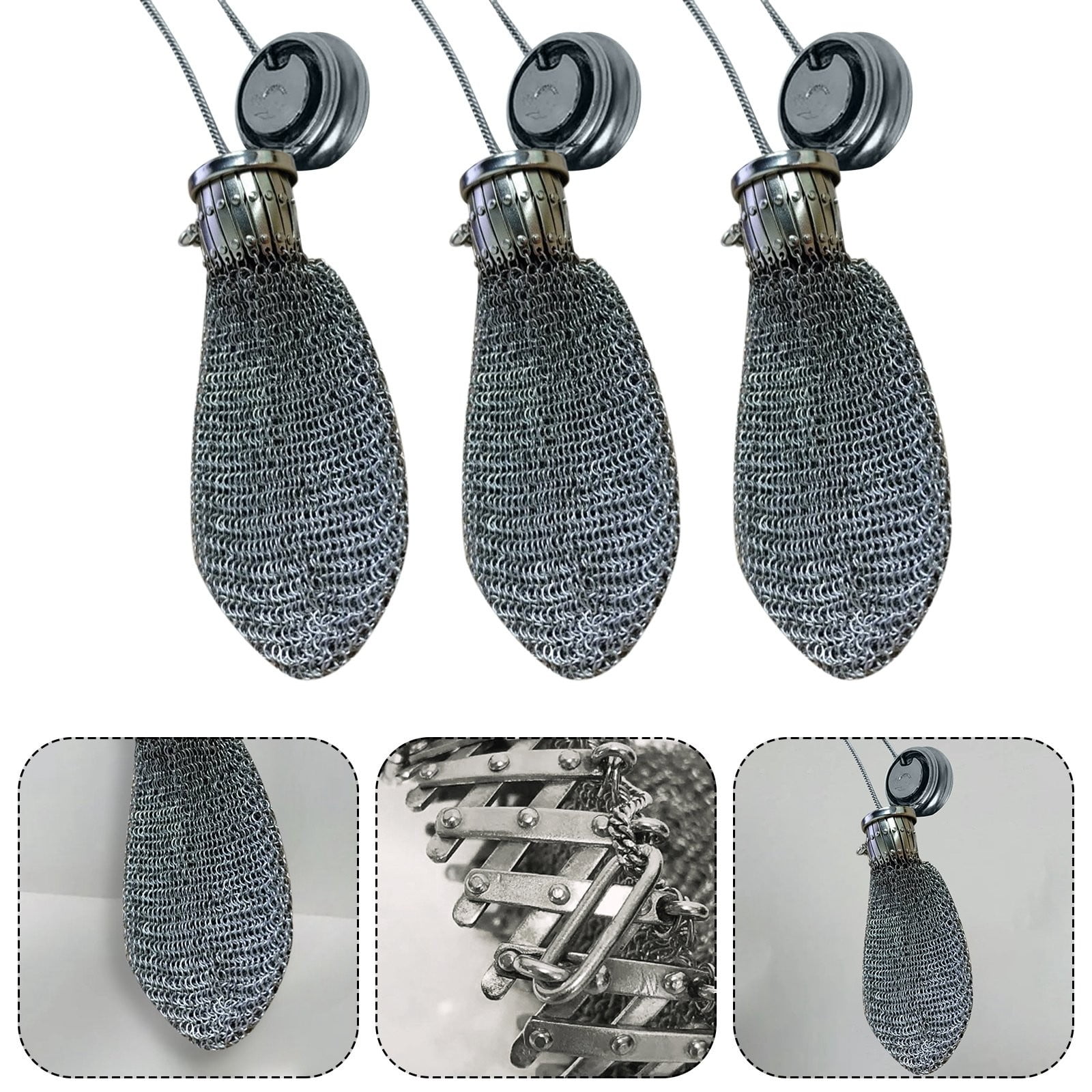 Handmade 1920's English Coin Purse - Vintage Chain Mail Mesh Twist Lid ...